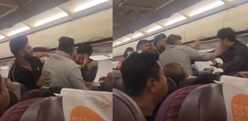 Indians Slap and Fight each other on Plane | DESIblitz