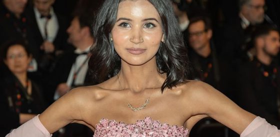 Nancy Tyagi stuns in Cannes Debut with Self-Made Gown | DESIblitz