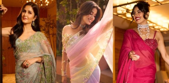 10 Stunning Bollywood Saree Looks that Define Elegance | DESIblitz