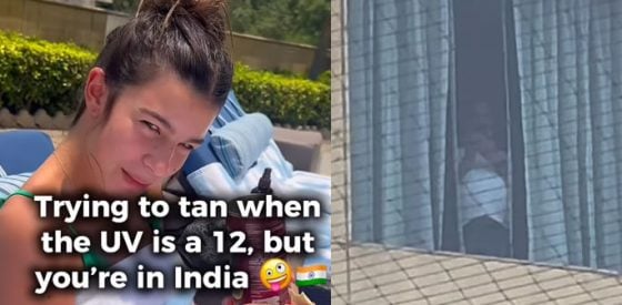 Man caught filming Teenage Vloggers Sunbathing at Delhi Hotel | DESIblitz